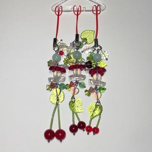Cherry Phone Charm / Bag Charm / Keychain - Etsy