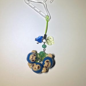 Blueberry Monkey Handmade Polymer Clay Phone Charm / Bag Charm ...