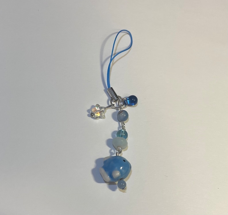 Ceramic Fish Phone Charm / Bag Charm / Keychain - Etsy