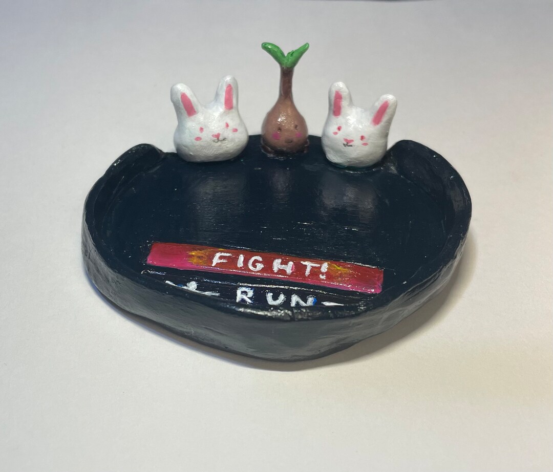 OMORI Battle Clay Trinket Dish Sprout Mole and Forest - Etsy