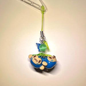 Blueberry Monkey Handmade Polymer Clay Phone Charm / Bag Charm ...