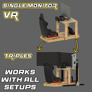 The Easiest "diy Sim Racing Cockpit" - Digital Plans - Etsy