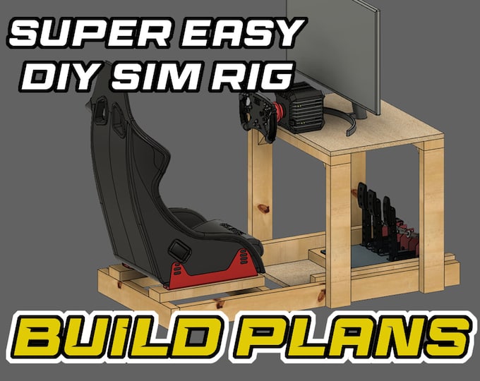 The Easiest diy Sim Racing Cockpit Digital Plans - Etsy