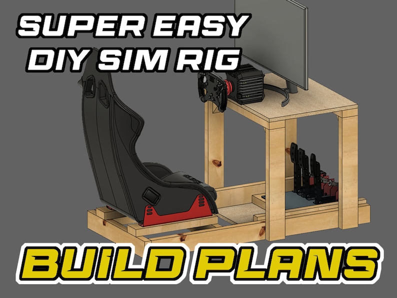 The Easiest "diy Sim Racing Cockpit" - Digital Plans - Etsy