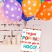 Balloon Homecoming Proposal Poster "i'm Just Popping in to Ask You to ...