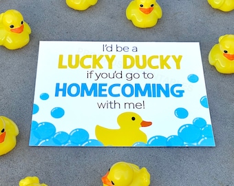 Lucky Duck Printable - Etsy