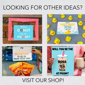 Sadies Promposal Ideas Printable "i'd Be a Lucky Ducky If You'd Go to ...