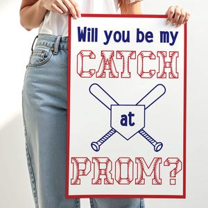 Baseball Promposal Idea "will You Be My Catch at Prom?" Easy Prom ...
