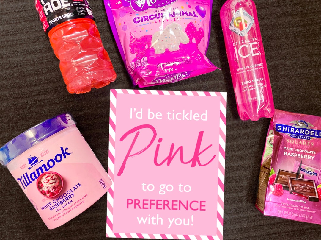 Preference Promposal Idea "i'd Be Tickled Pink to Go to Preference With ...