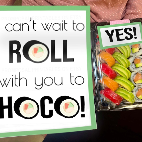 Hoco Sushi Poster - Etsy