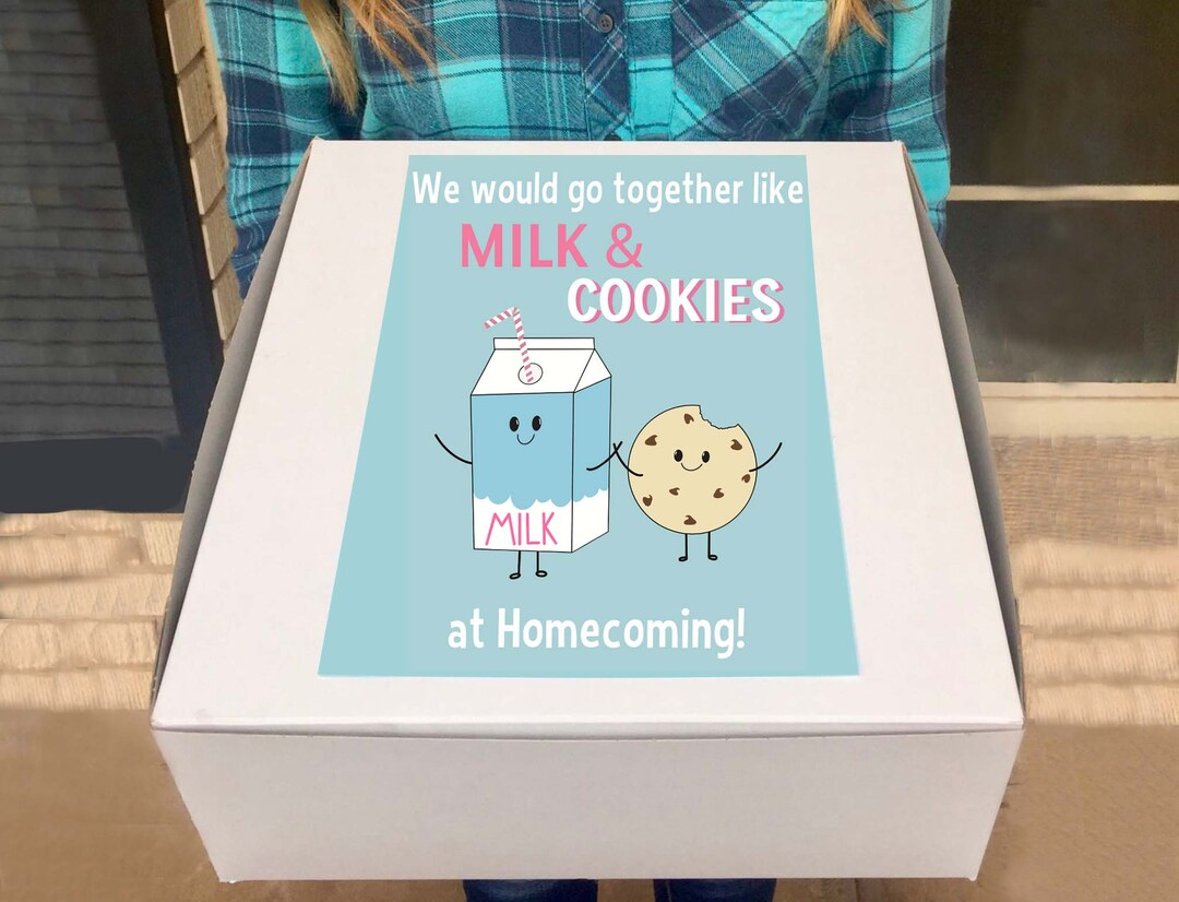 Homecoming Answer Ideas "we Would Go Together Like Milk & Cookies at ...