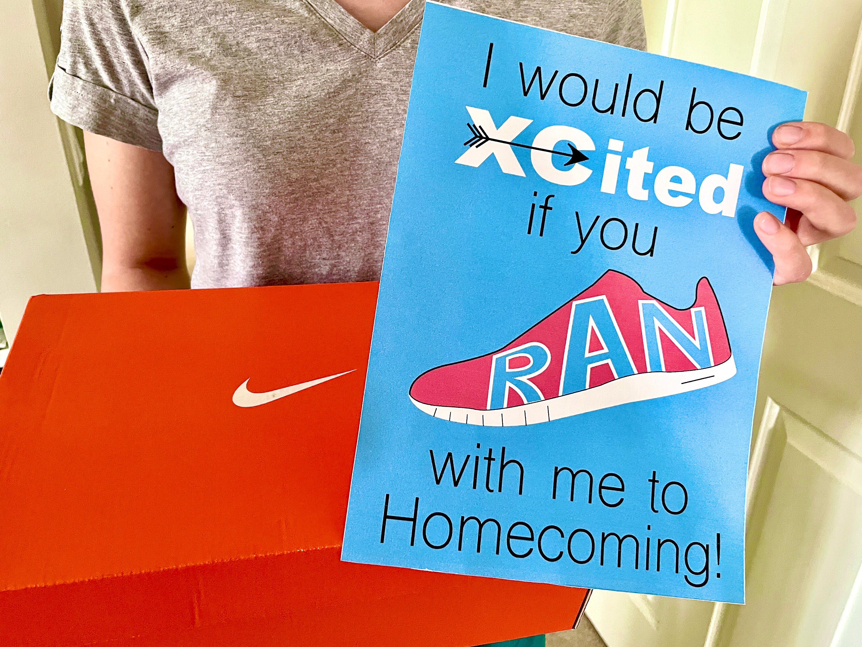 Running Promposal Hoco Proposal Idea "i Would Be Xcited If You RAN With ...