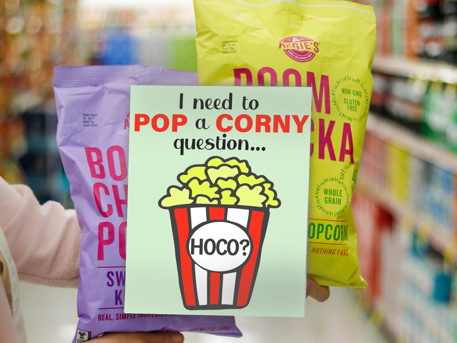 Popcorn Homecoming Proposal Ideas "i Need to Pop a Corny Question, Hoco ...