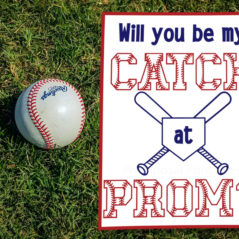 Baseball Prom Proposals - Etsy
