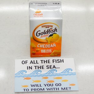 Prom Promposal Idea Poster "of All the Fish in the Sea, Will You Go to ...