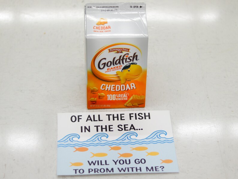 Prom Promposal Idea Poster "of All the Fish in the Sea, Will You Go to ...