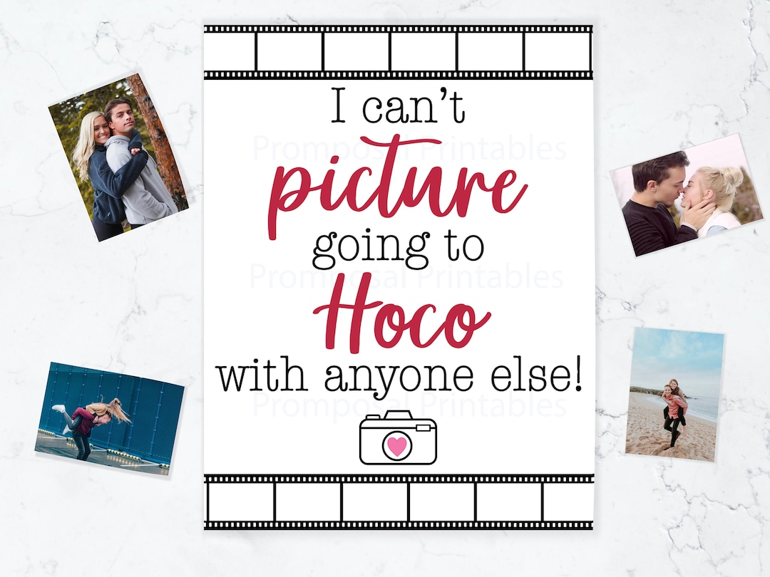 Homecoming Picture Promposal Idea "i Can't Picture Going to Hoco With ...