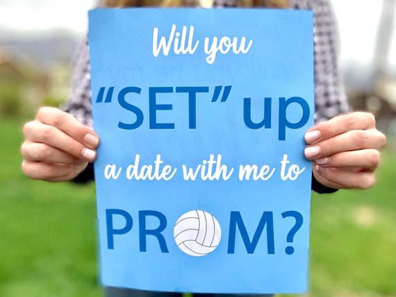 Volleyball Promposal Ask Idea Printable will You Set up - Etsy