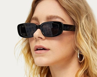 Retro Square Sunglasses - Etsy