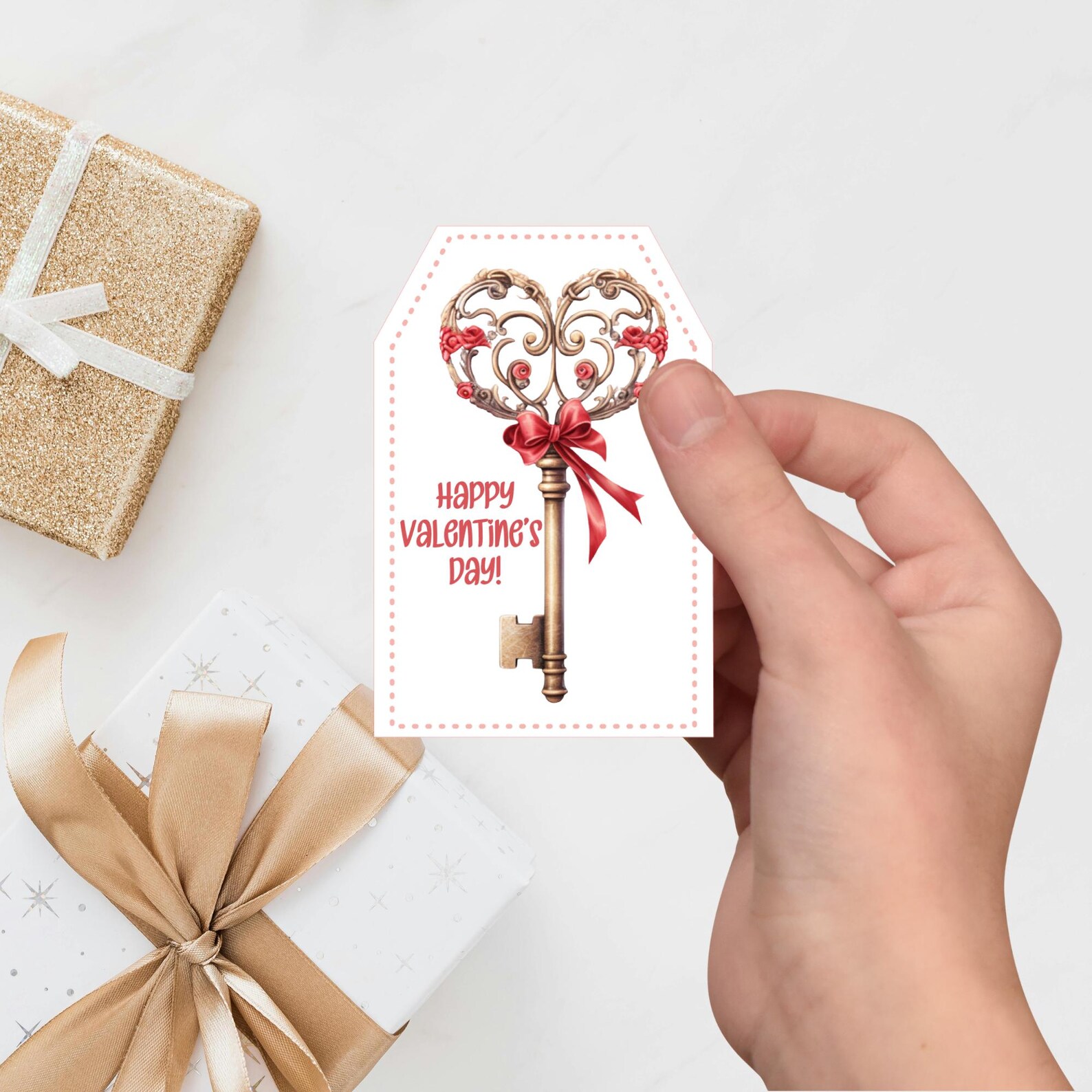 Happy Valentine's Day Tags | Printable Gift Tags | Valentines Printable ...