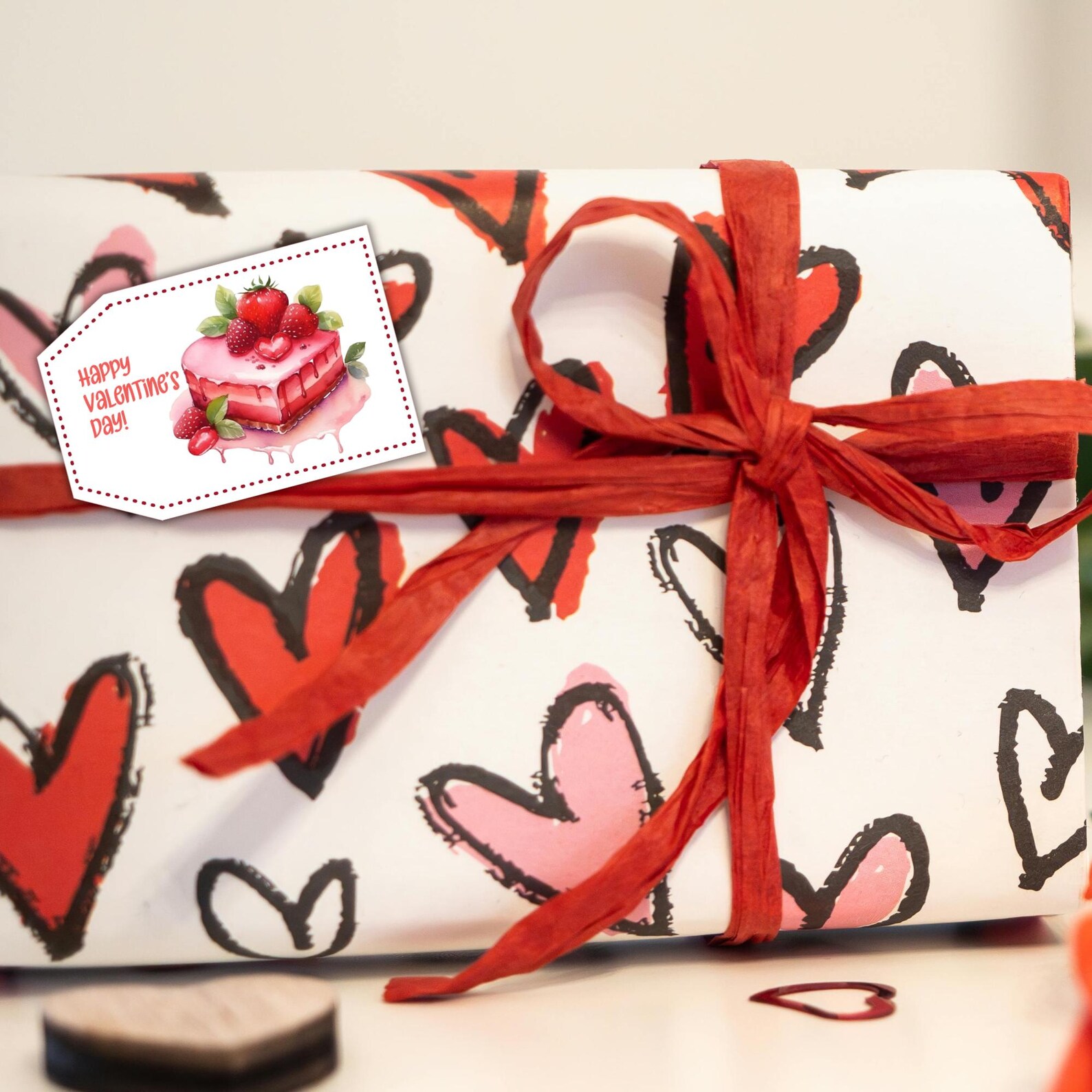 Happy Valentine's Day Tags | Printable Gift Tags | Valentines Printable ...