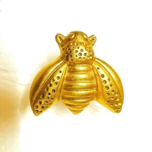 Bee Drawer Knob – Metal Insect Pull for Cabinets, Dressers & Furniture ...