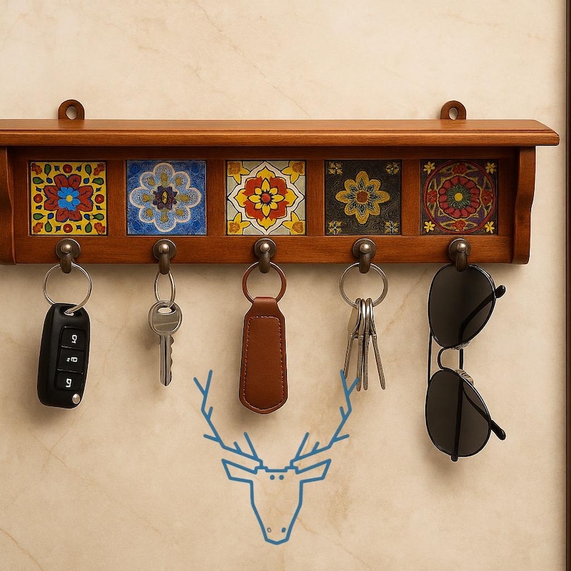 Tile Entryway Key Holder - Etsy