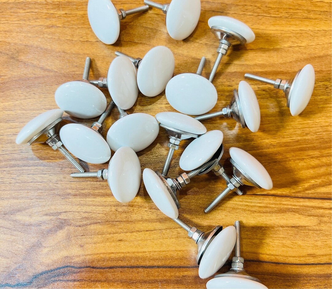 10 PC of DIY Do It Yourself Cabinet Ceramic Knobs | Design Your Knobs | Drawer Closet Dresser ...