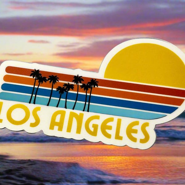 Los Angeles Sticker - Etsy