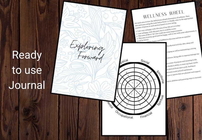 Ready to Use Journal for Stress, Anxiety, Growth, and Wellness - Etsy