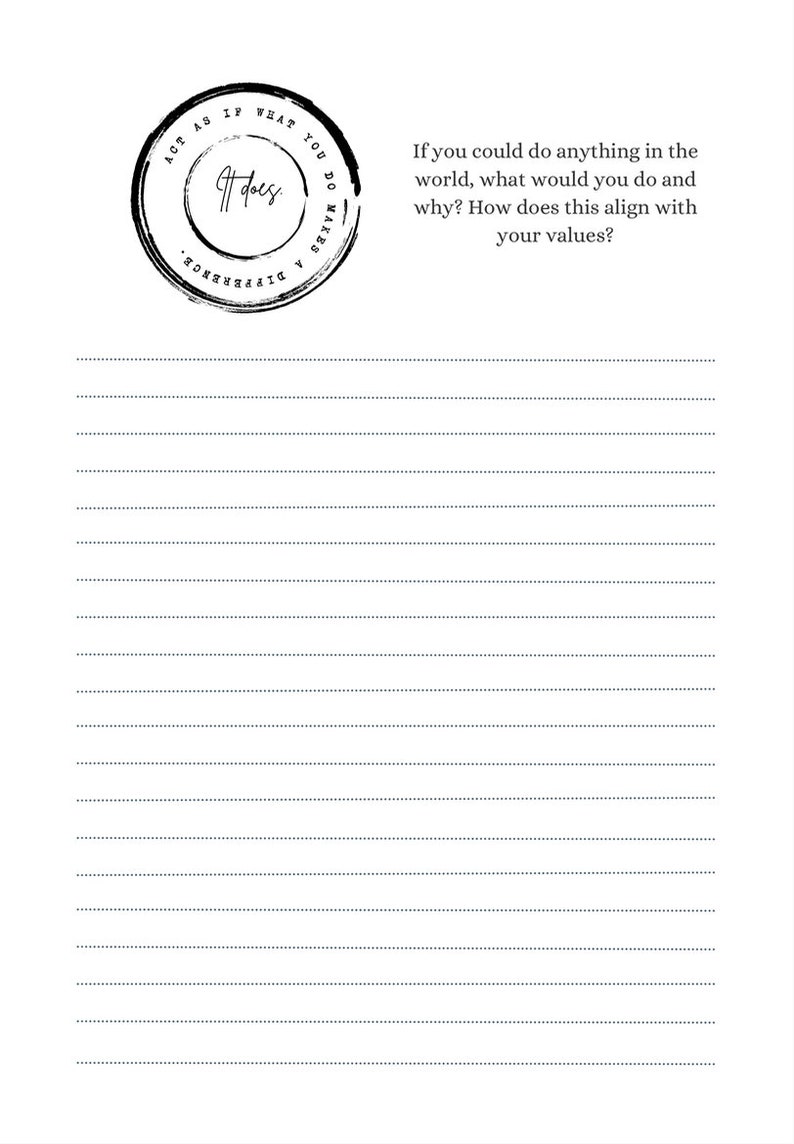 Ready to Use Journal for Stress, Anxiety, Growth, and Wellness - Etsy