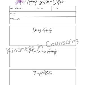 School Counselor Documentation Pack - Etsy