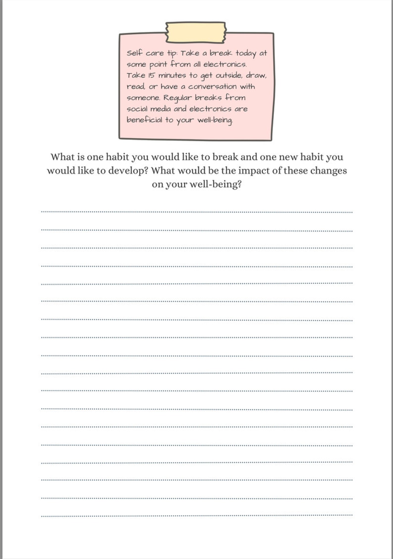 Ready to Use Journal for Stress, Anxiety, Growth, and Wellness - Etsy