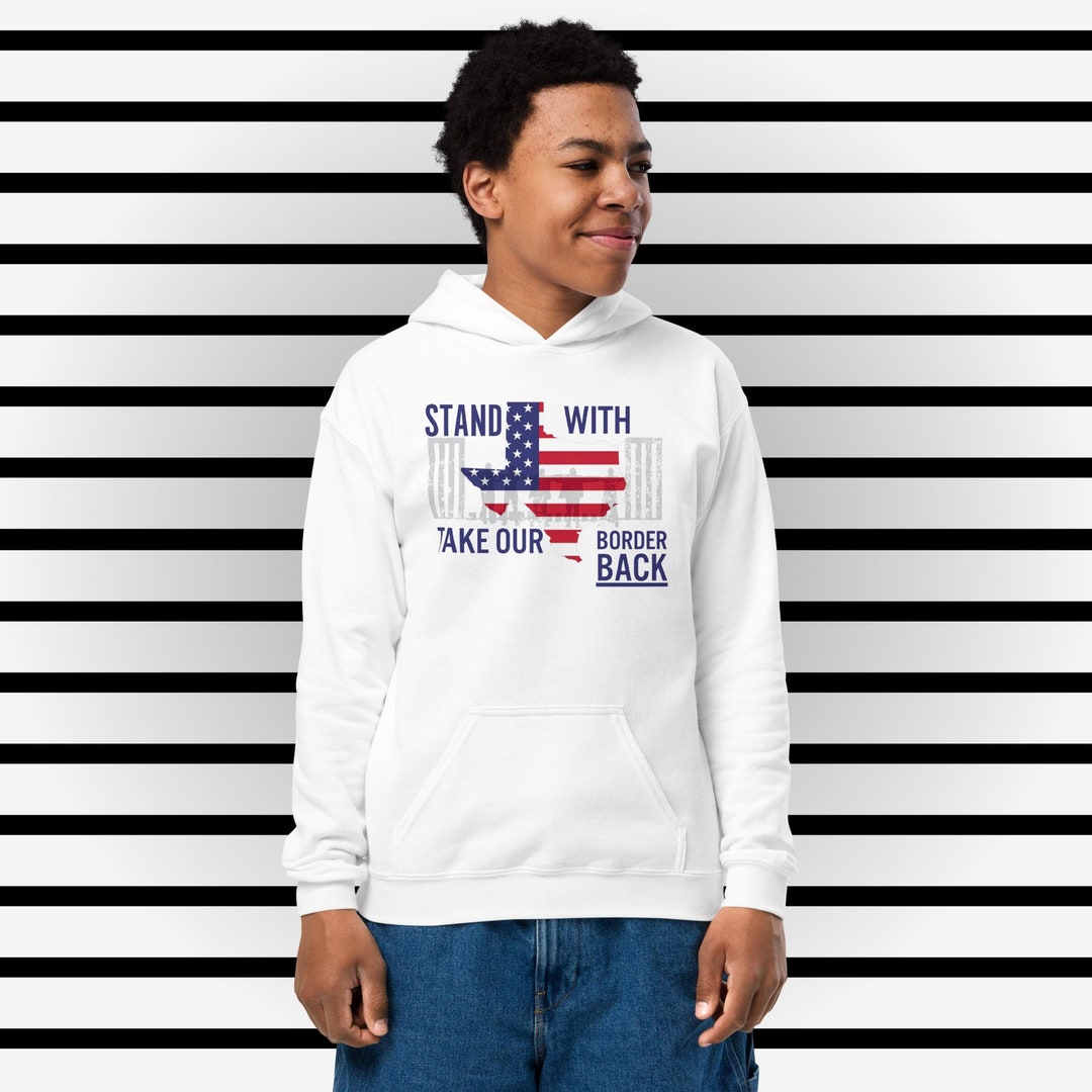 Take Our Border Back Youth Heavy Blend Hoodie - Etsy
