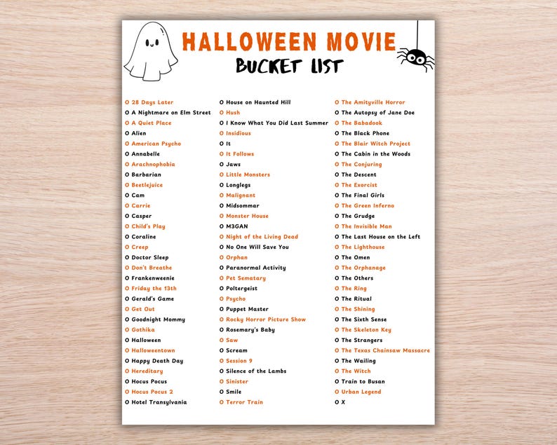 Halloween Bucket List, Movie Bucket List, Scary Movies, Scary Horror ...
