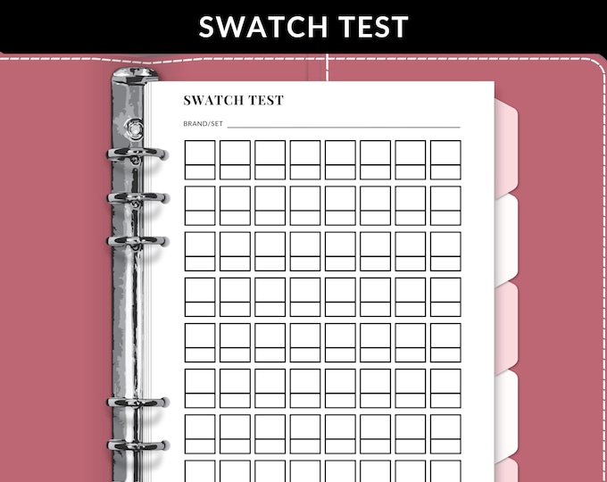 Square Coloring Page for A5 Journal, Simple Printable Coloring Page for ...