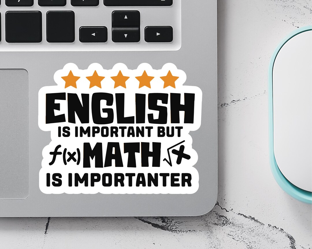 Funny Math Teacher Vinyl Sticker: STEM Gift - Etsy