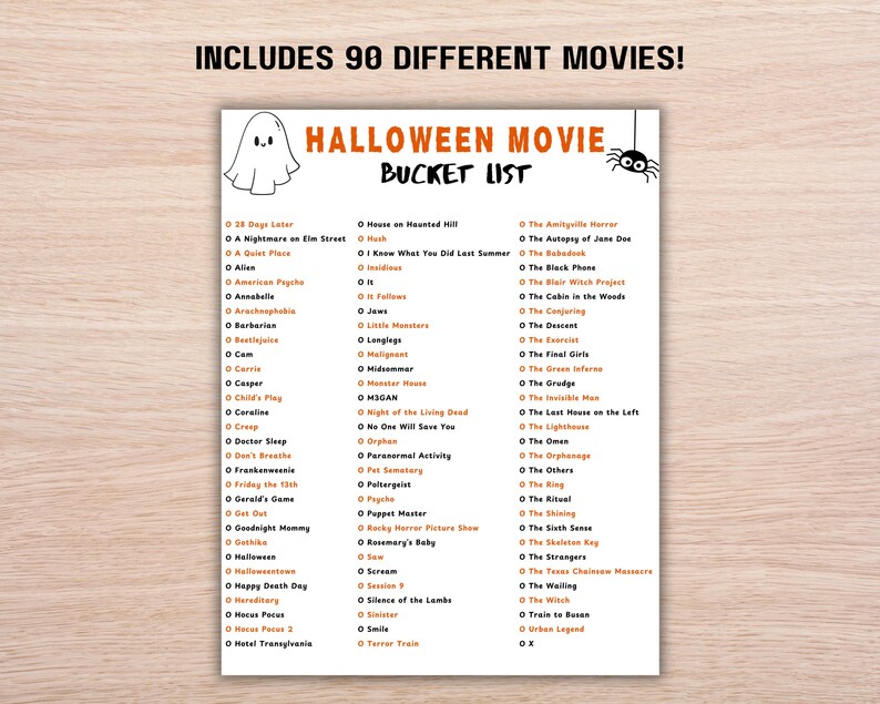 Halloween Bucket List, Movie Bucket List, Scary Movies, Scary Horror ...
