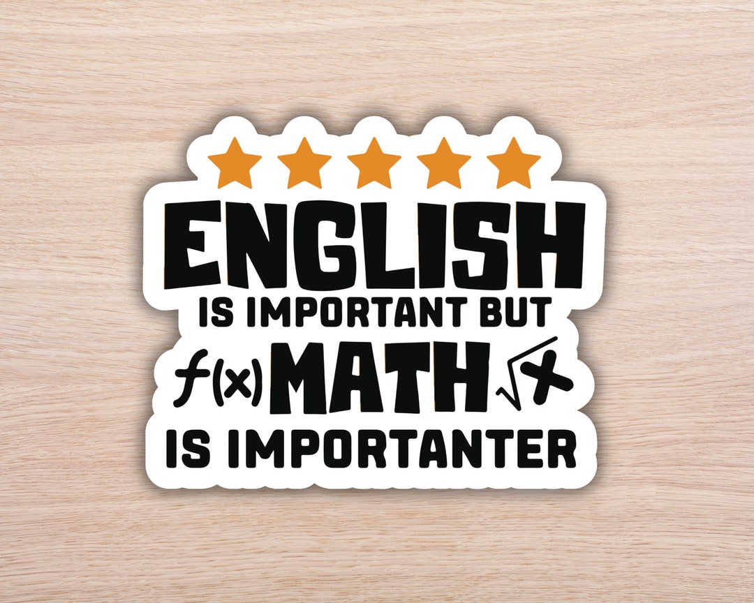 Math Teacher Sticker, Back to School Gift for Math Teacher, Funny Math ...