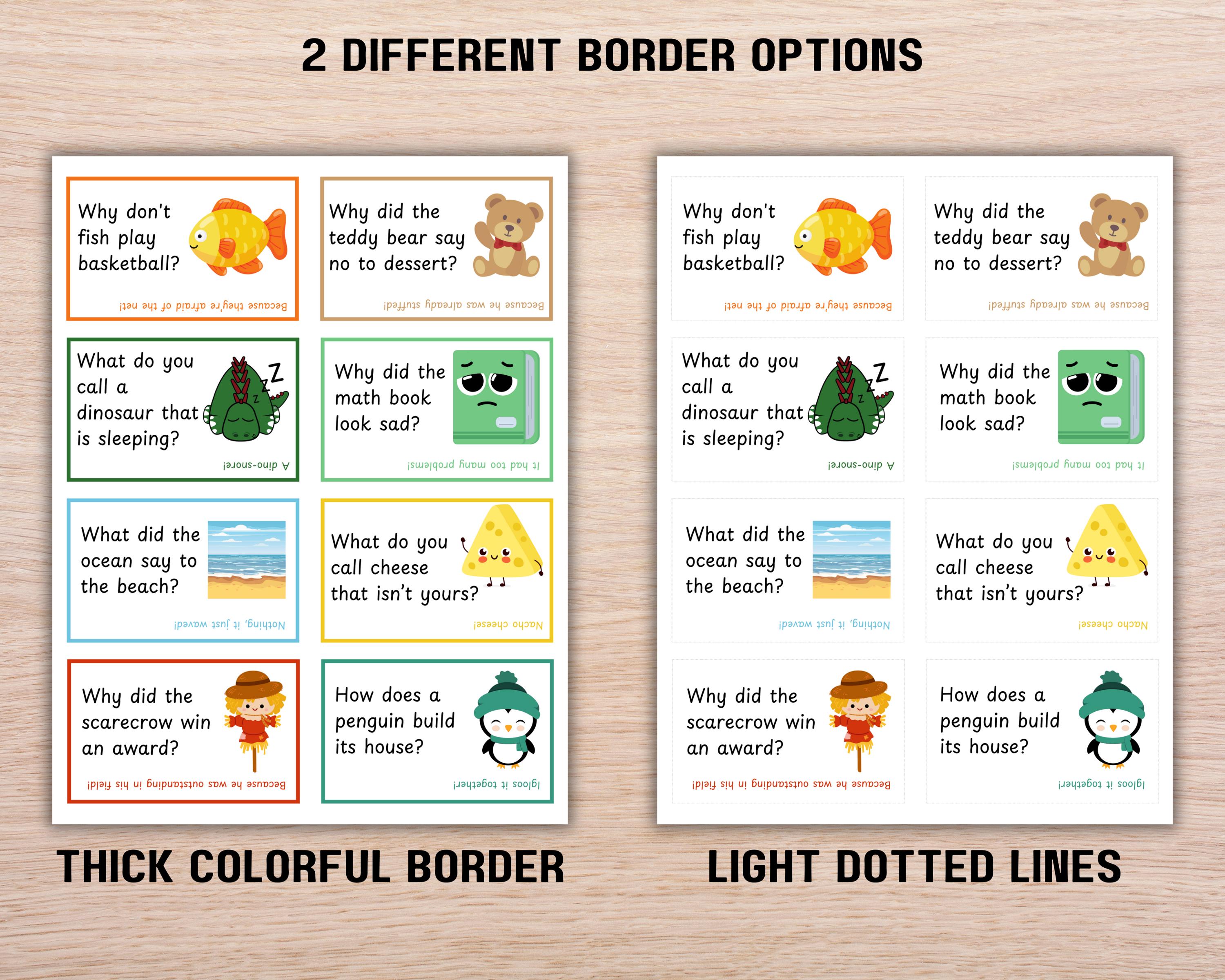 Lunchbox Jokes, Printable Lunchbox Notes, Lunchbox Jokes for Kids ...