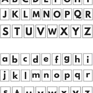 ABC Flashcards Minimalist, Alphabet Flashcards, Educational Cards ...