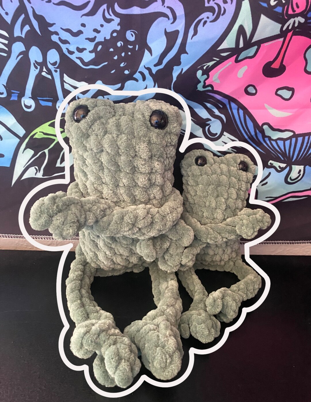 Leggy Frog, Pick a Size, Regular Leggy or XL Leggy Froggy, XL Leggy ...