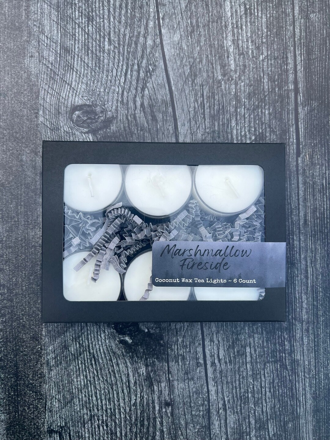 Marshmallow Fireside Tea Lights 6-pack - Etsy