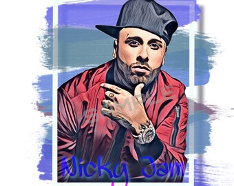 Nicky Jam Png - Etsy