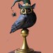 Painted Metal Owl - Etsy