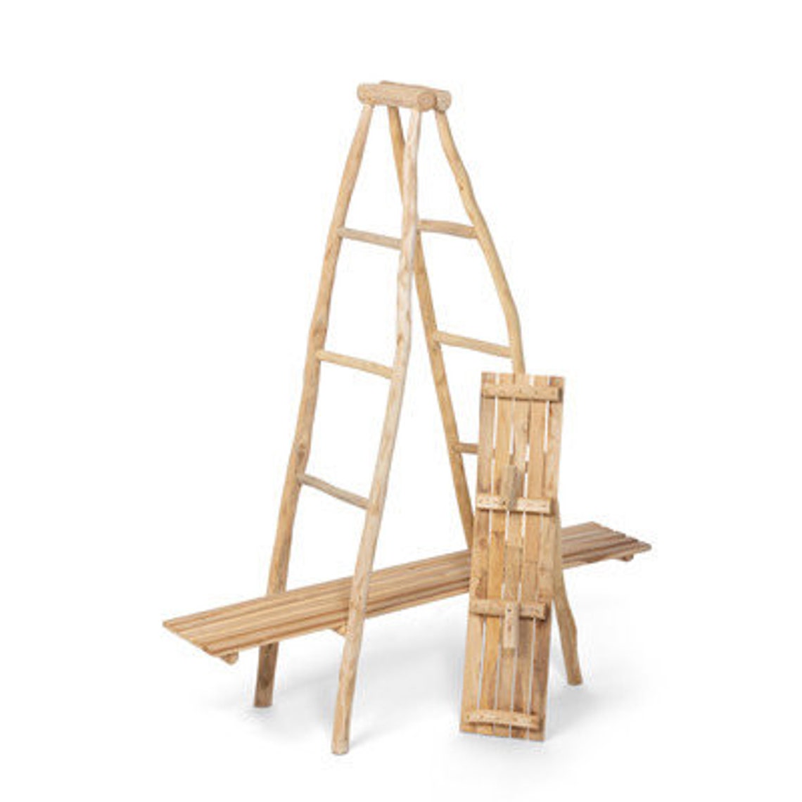Handmade Natural Ladder Display Shelf - Etsy