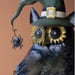 Painted Metal Owl - Etsy