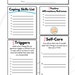 Coping Skills Worksheet - Etsy
