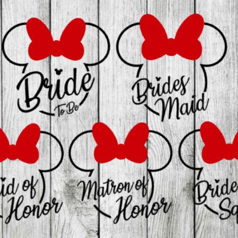 Minnie Mouse Bride - Etsy