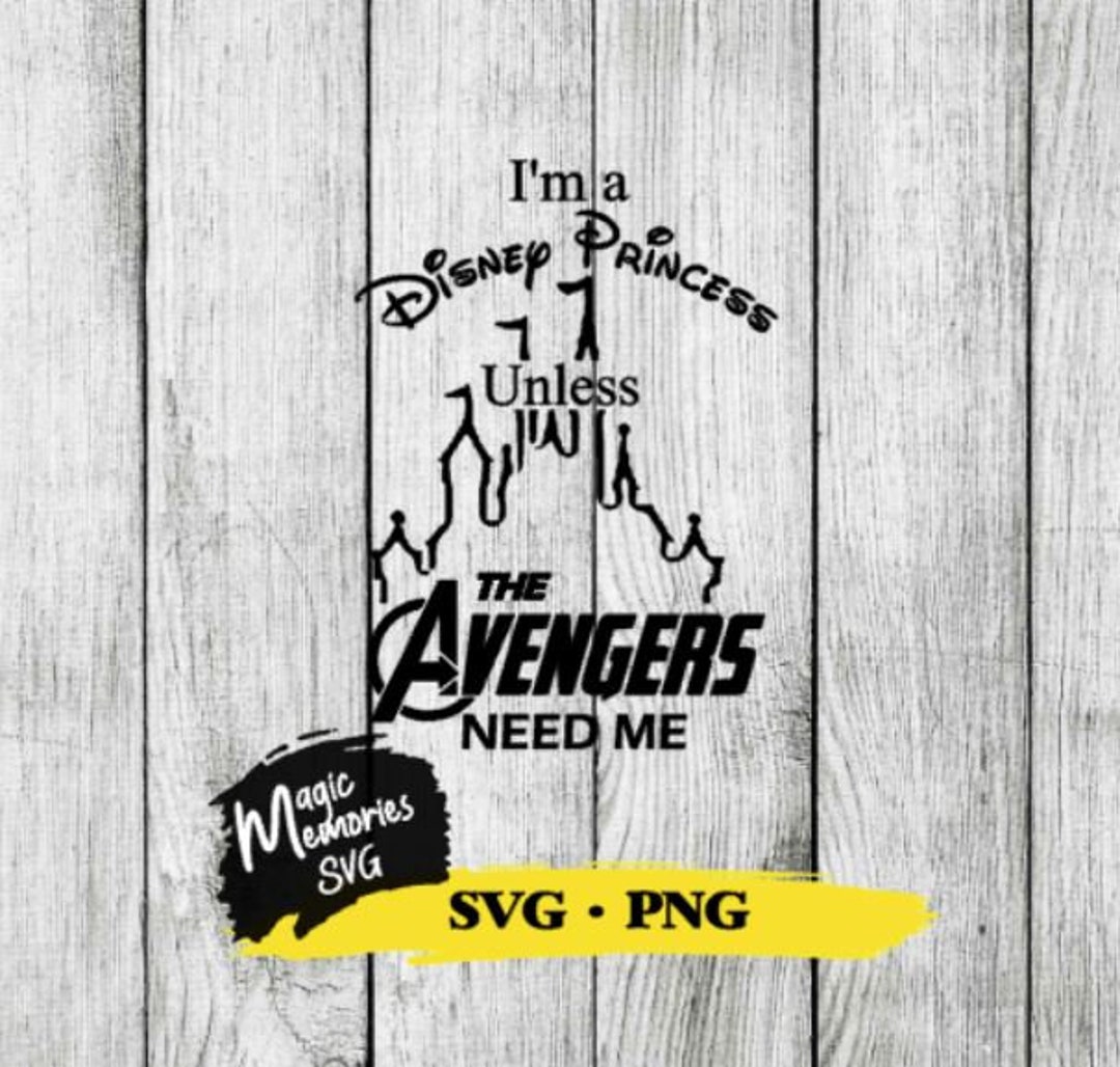 SVG. Princess Avenger Digital Download PNG, DXF Cut File, Minnie ...